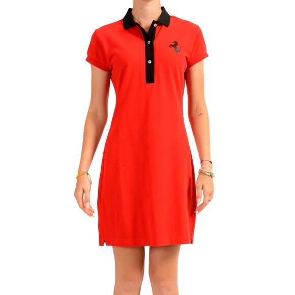 Scuderia Ferrari | Dresses | Scuderia Ferrari Womens Red Piquet ...